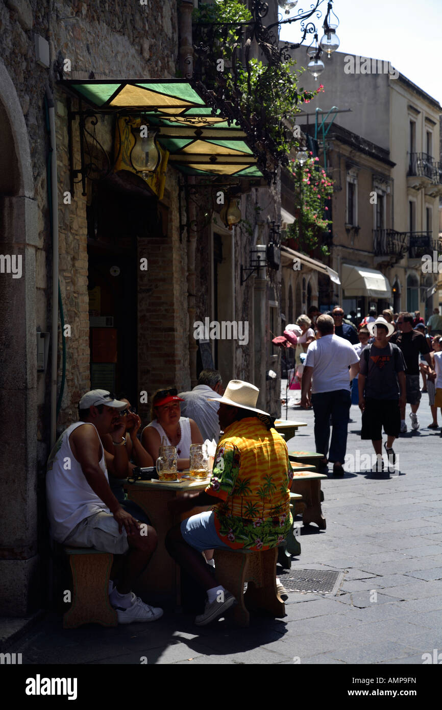 Bar taormina sicily people hi-res stock photography and images - Alamy