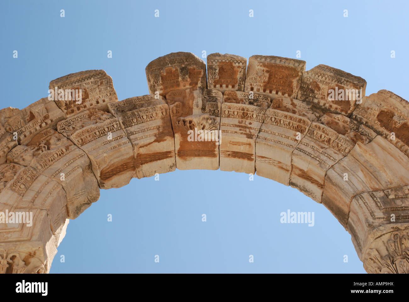 Arch of Temple of Hadrian in Ephesus Stock Photo - Alamy