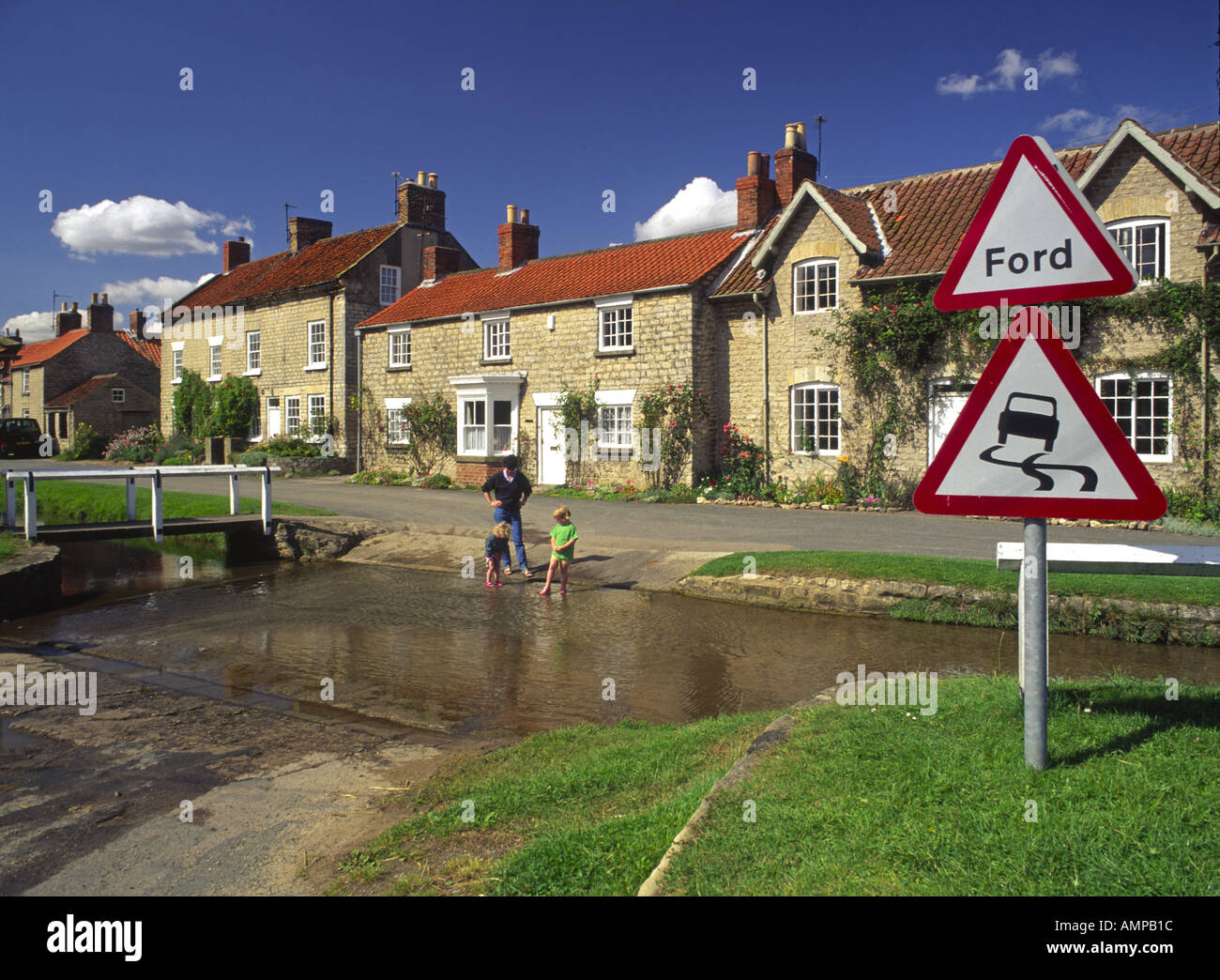 The Ford Hovingham village North yorkshire near Malton England Stock ...