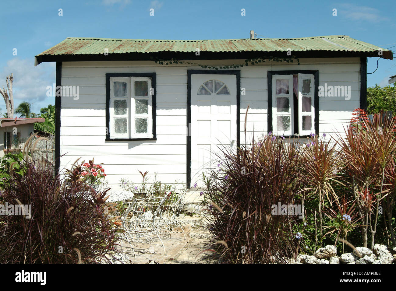 Chattel house Barbados Stock Photo - Alamy