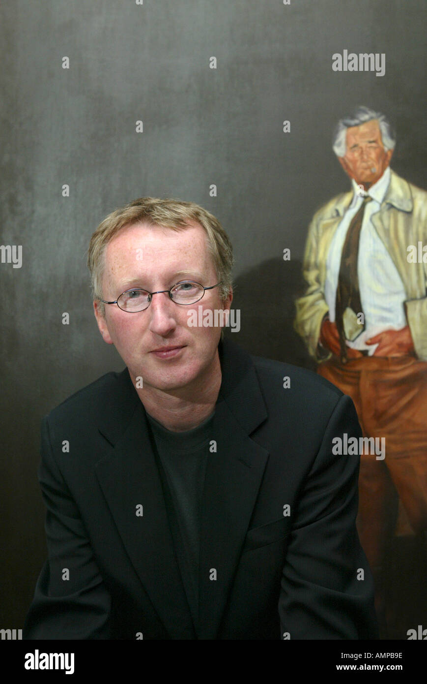 Co Down author Colin Bateman Stock Photo - Alamy