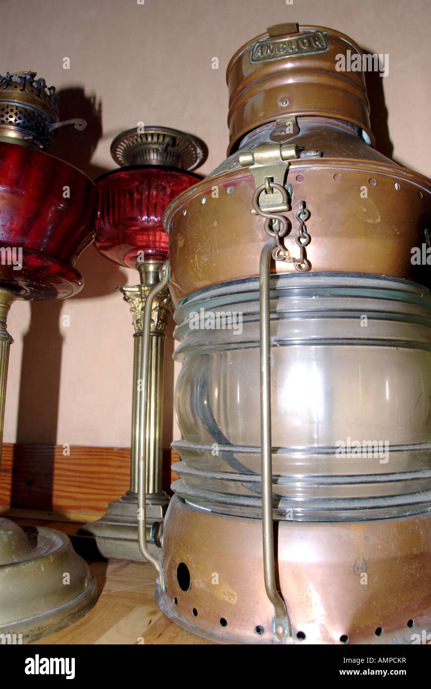 Various Old Lamps Stock Photo - Alamy