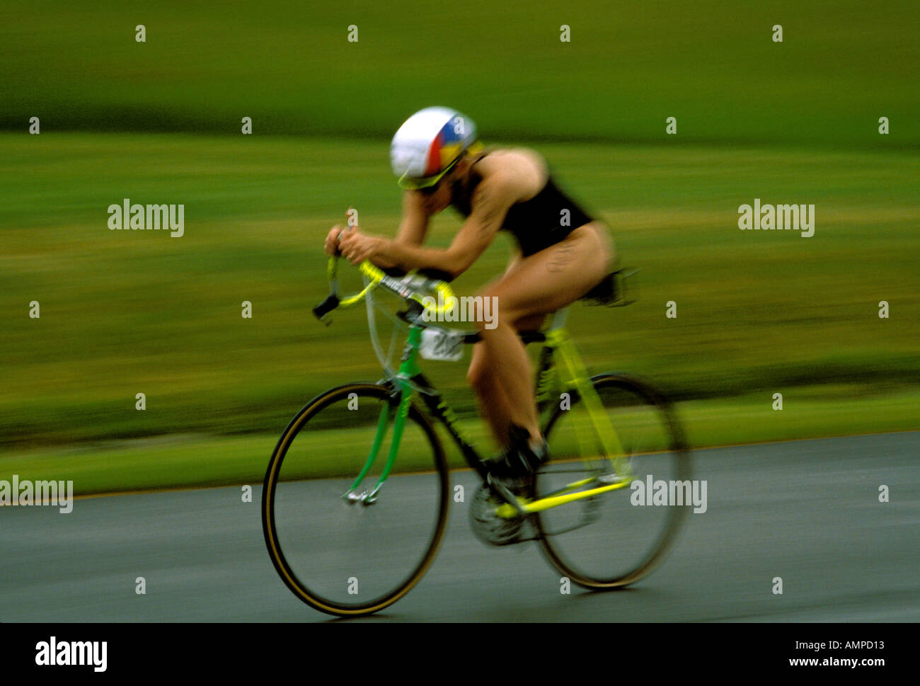 Female triathlete rider hi-res stock photography and images - Alamy