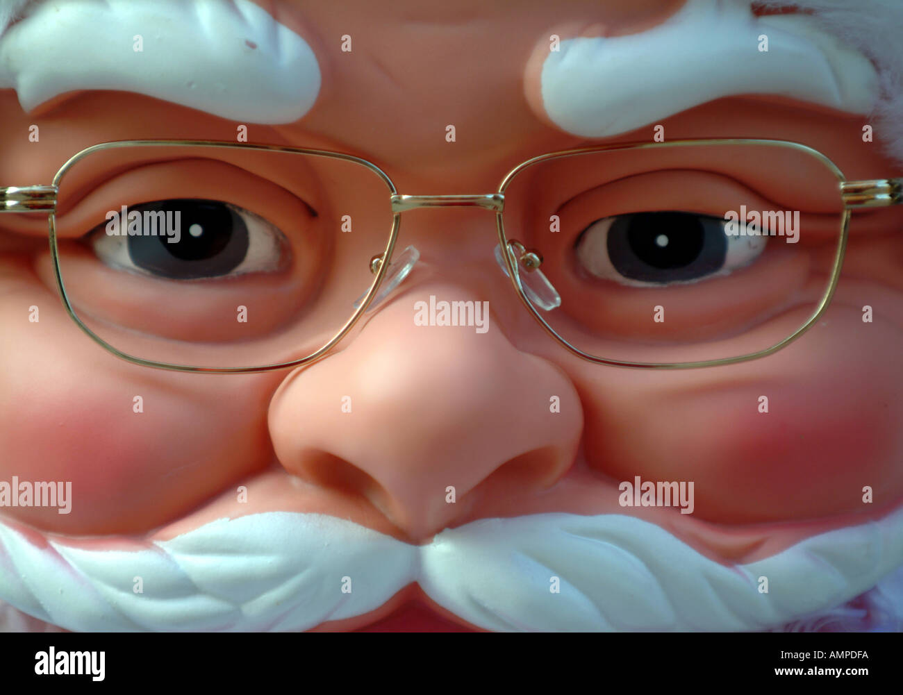 santa claus father christmas face Stock Photo - Alamy