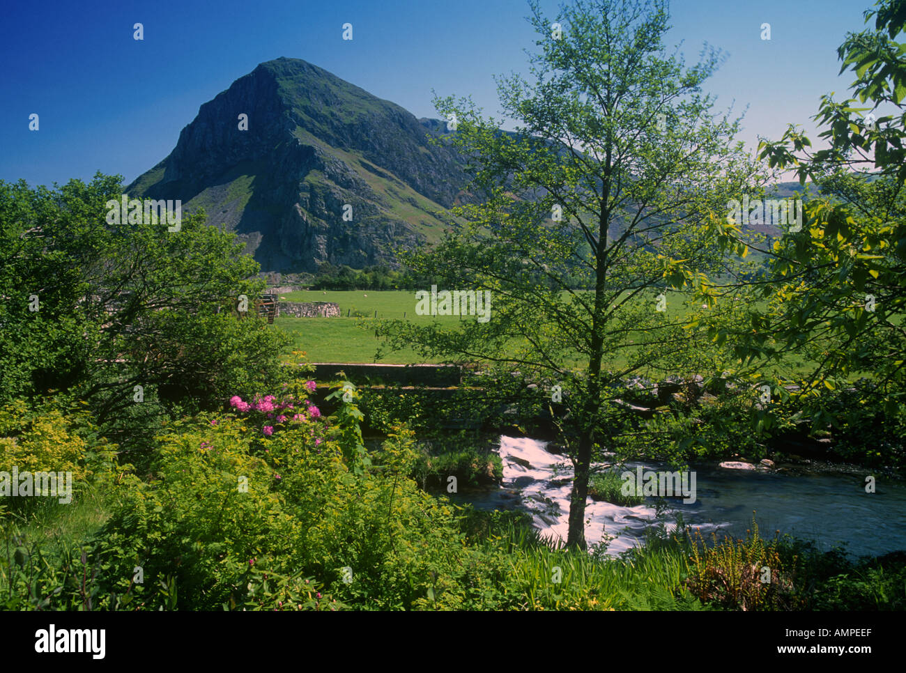Bird Rock Craig Y Deryn Snowdonia North West Wales Stock Photo - Alamy