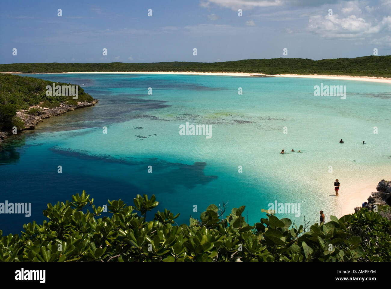 Dean's Blue Hole, Long Island, Bahamas Stock Photo - Alamy