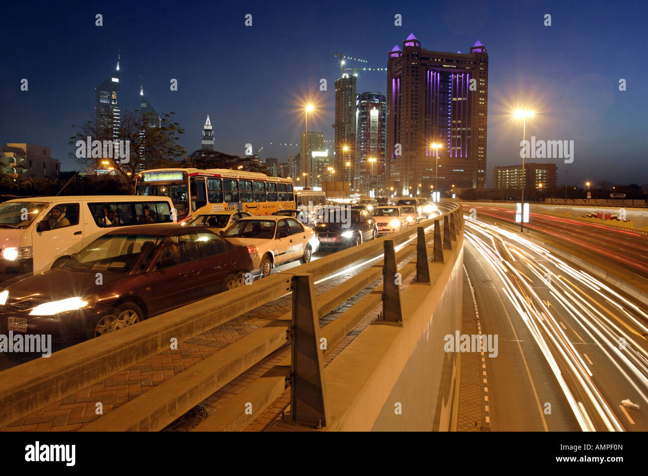 Dubai Road Traffic Jam High Resolution Stock Photography and Images - Alamy