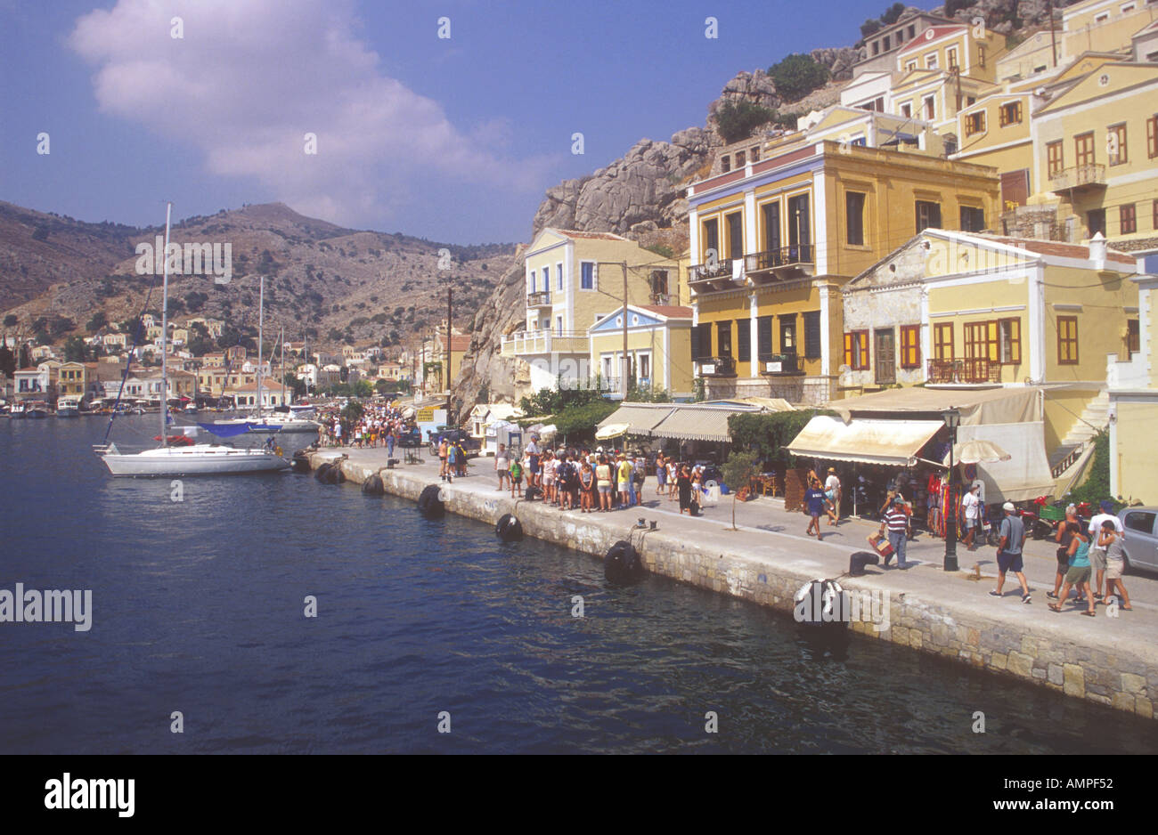 Harbour symi island greece hi-res stock photography and images - Alamy
