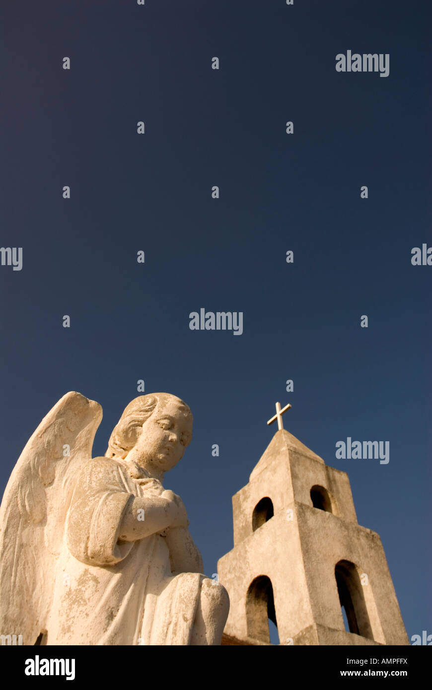 Angel and steeple, St Paul's Anglican Church, Clarence Town, Long ...