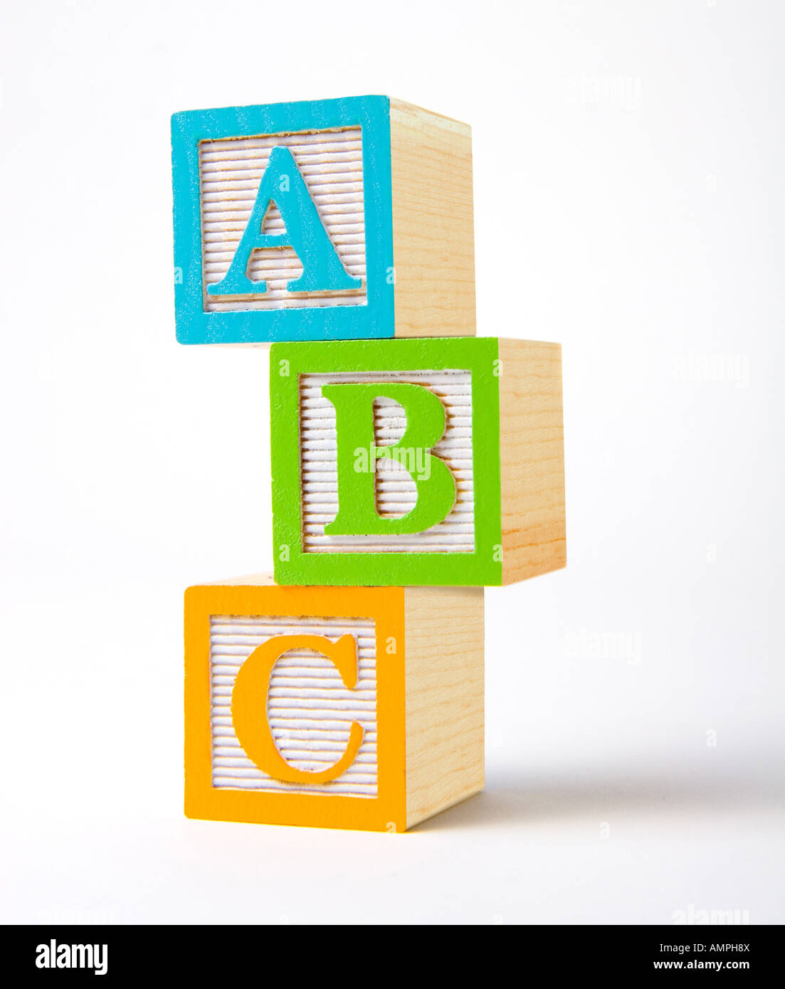 Alphabet blocks stacked abc hi-res stock photography and images - Alamy