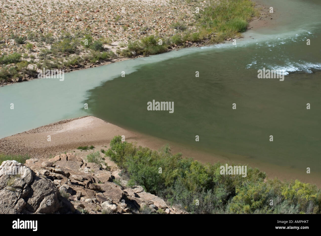 Confluence of Little Colorado River and Colorado Grand Canyon National ...