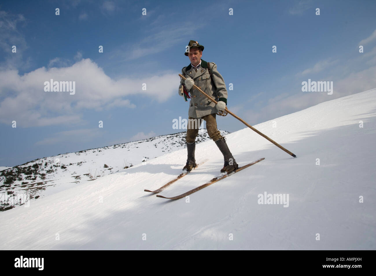 skiing - traditional Stock Photo - Alamy