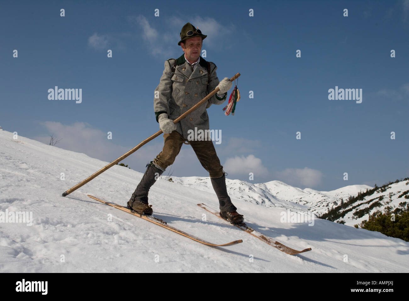 skiing - traditional Stock Photo - Alamy