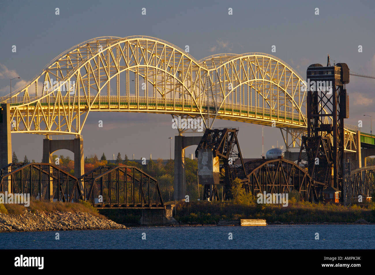 Sault ste marie international bridge High Resolution Stock Photography ...