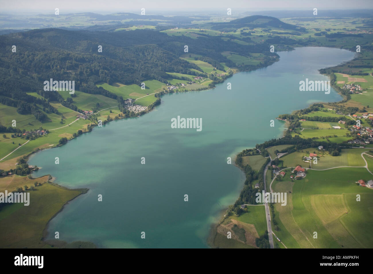 aerial view lake Irr Stock Photo - Alamy