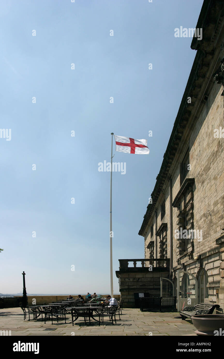 The City of Nottingham raises the England flag in support of the ...