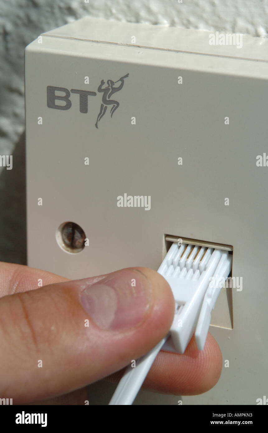 Telephone socket bt hi-res stock photography and images - Alamy