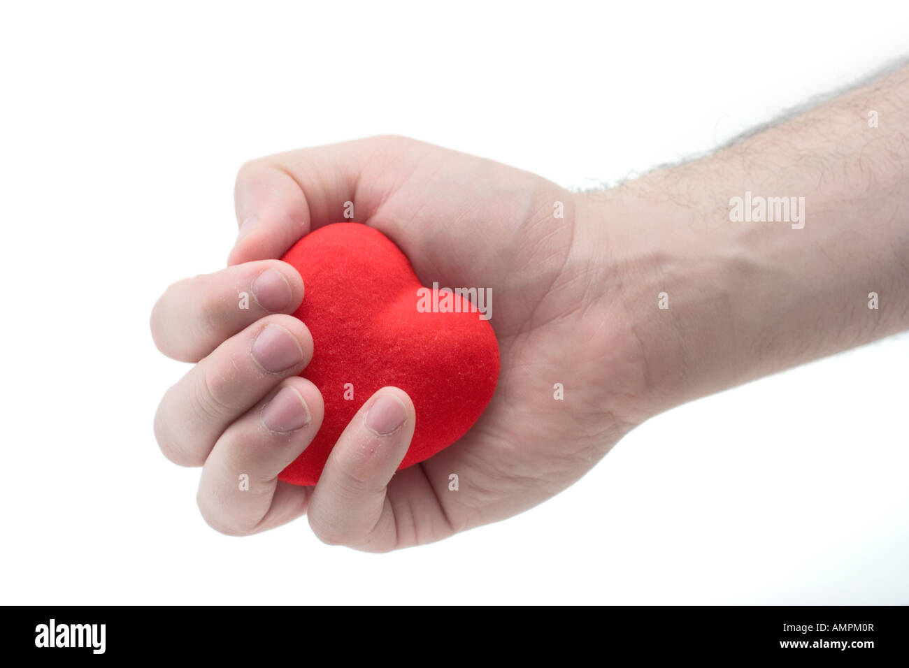 Man holding a heart Stock Photo - Alamy