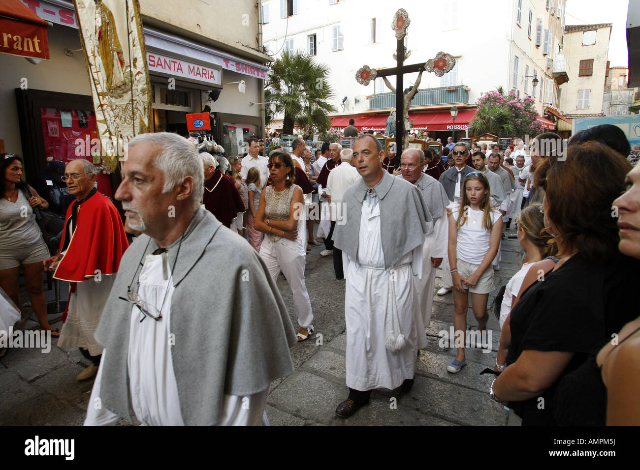 Catholic procession, Calvi, Corsica, France Stock Photo - Alamy