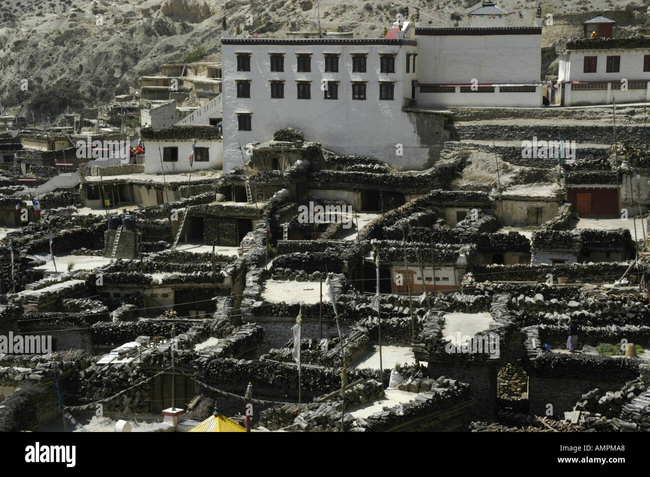 Houses marpha village hi-res stock photography and images - Alamy