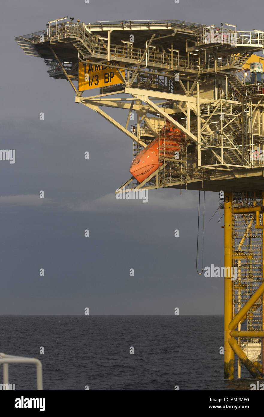 Tambar oil rig Stock Photo - Alamy