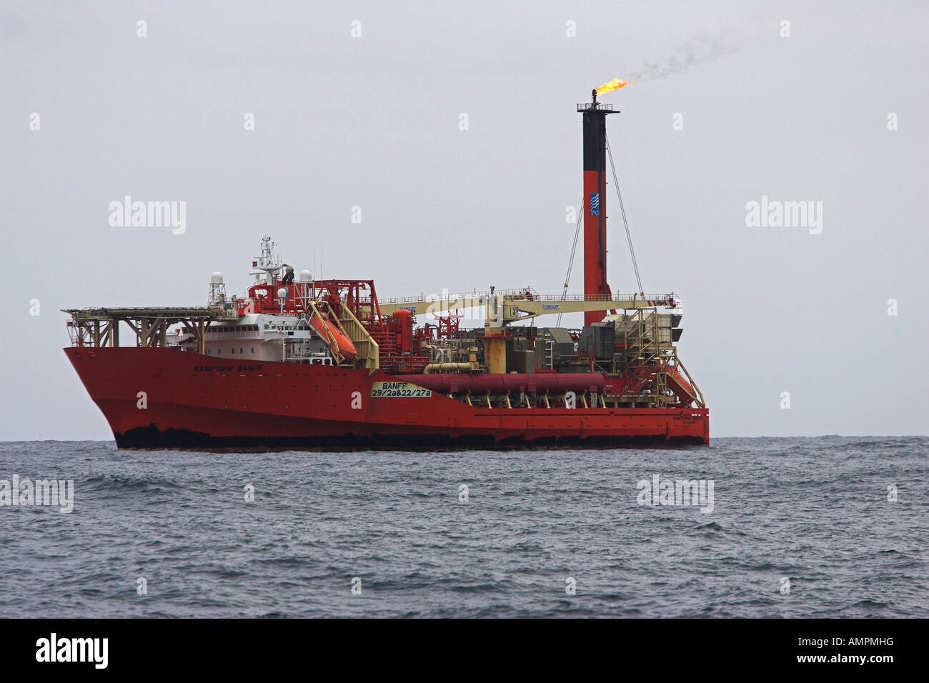 FPSO Ramform Banff Floating Production Storage Stock Photo - Alamy