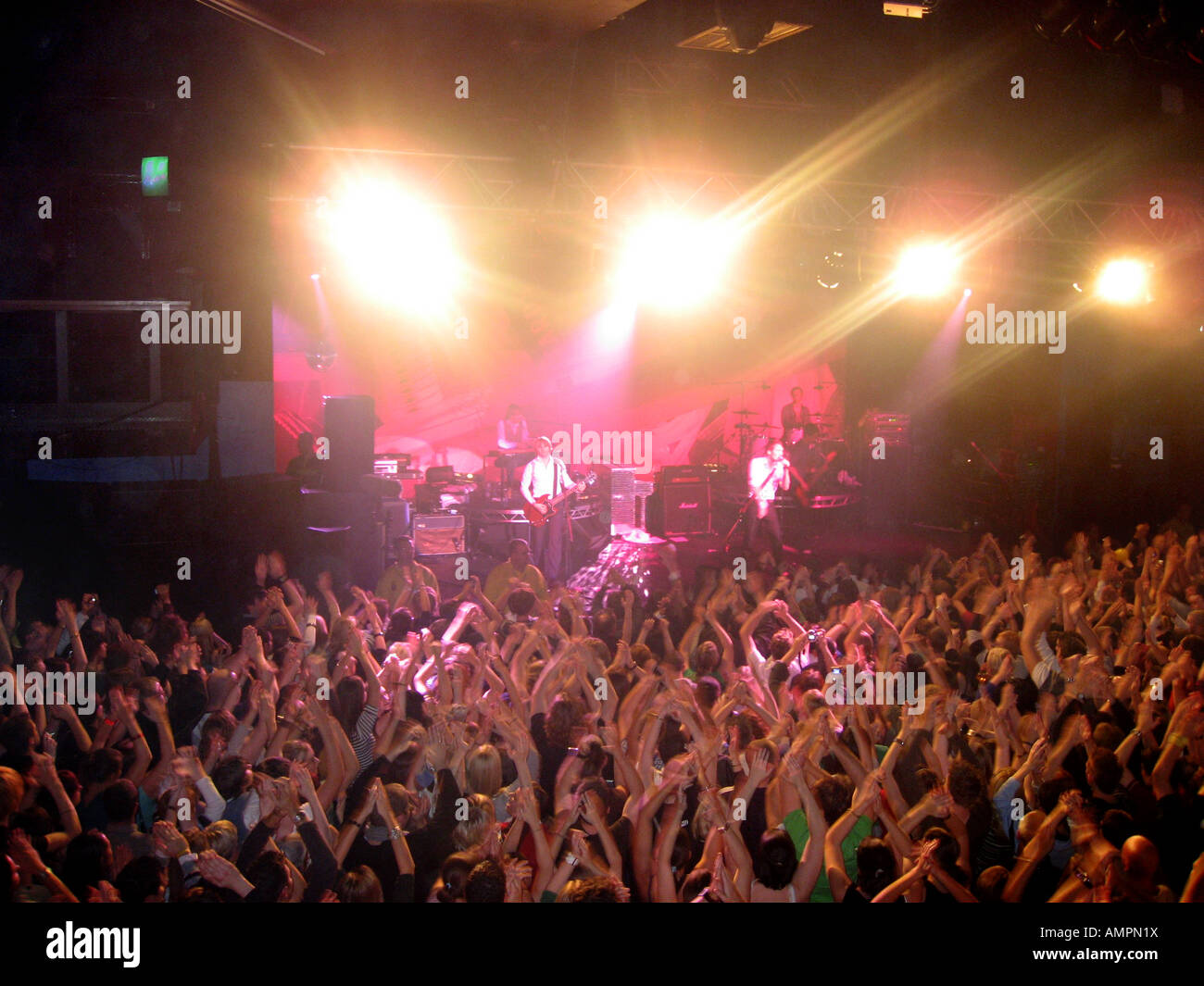 The Feeling performing on stage at the Birmingham Carling Academy in ...