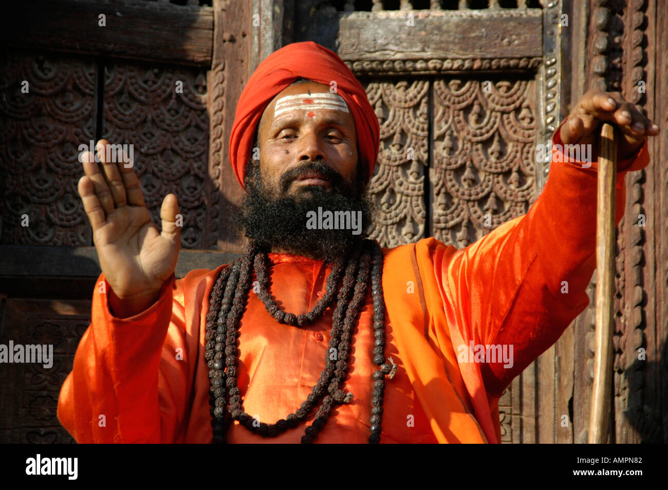 Old man in white robe hi-res stock photography and images - Alamy