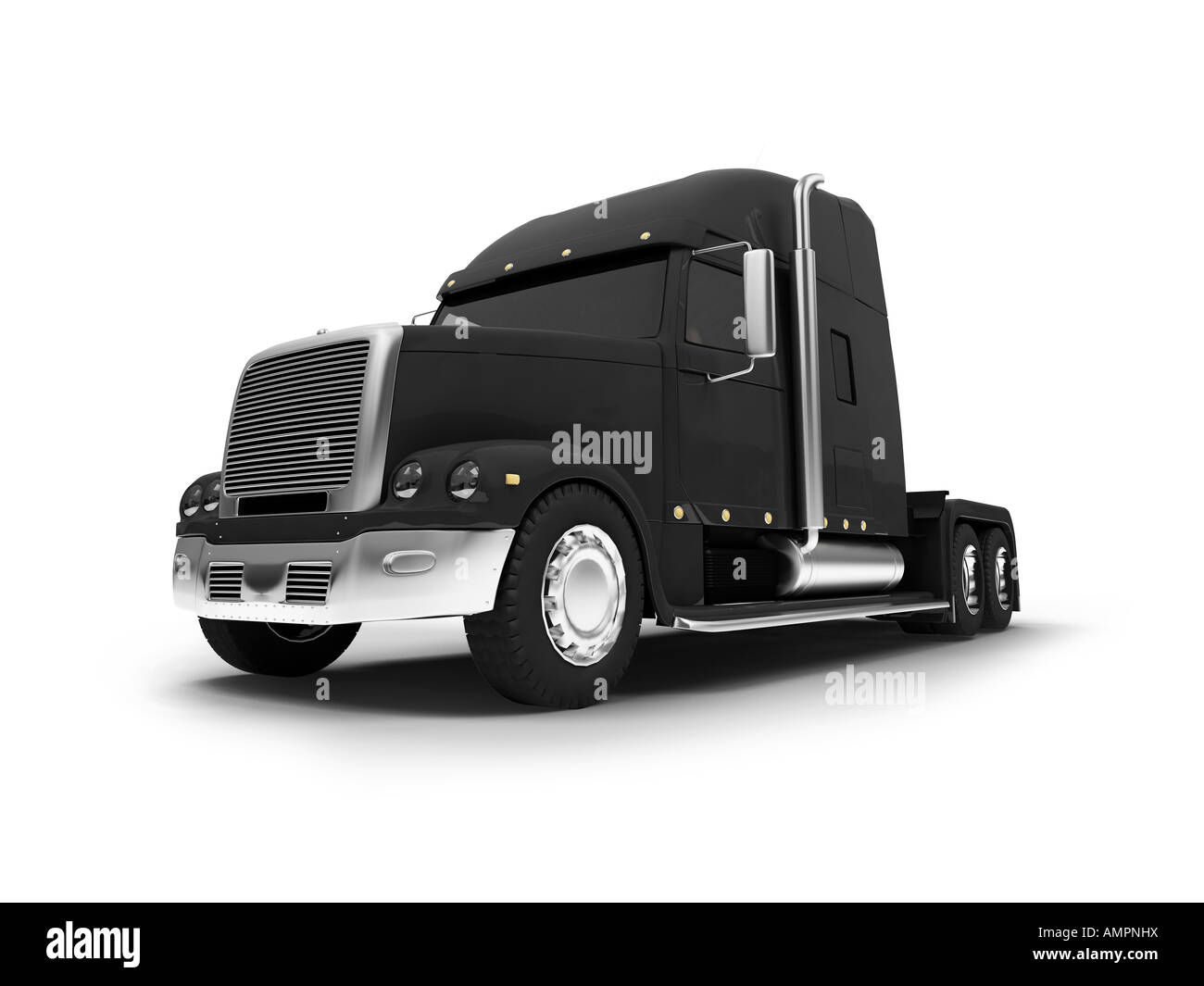 Peterbilt Black and White Stock Photos & Images - Alamy