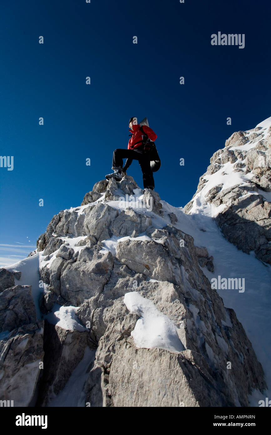 climbing to the summit Stock Photo - Alamy