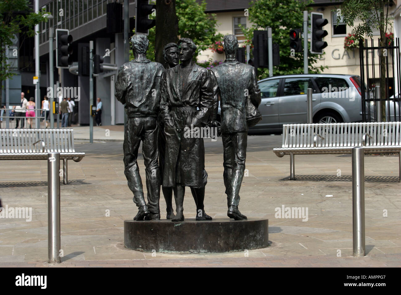 sculpture at the Upper Parliament end of Chapel Street, Nottingham City ...