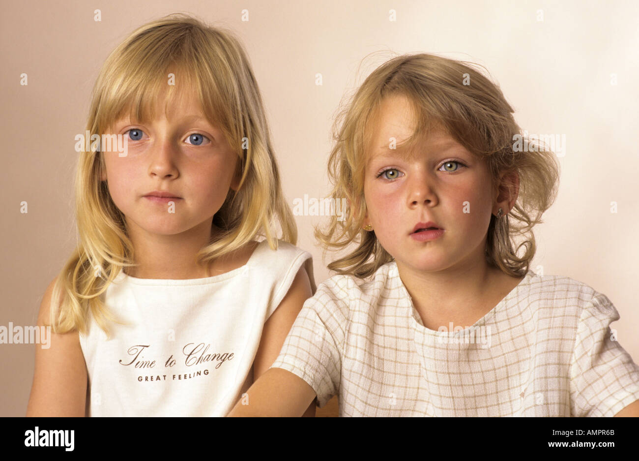 Two girls, portrait Stock Photo - Alamy