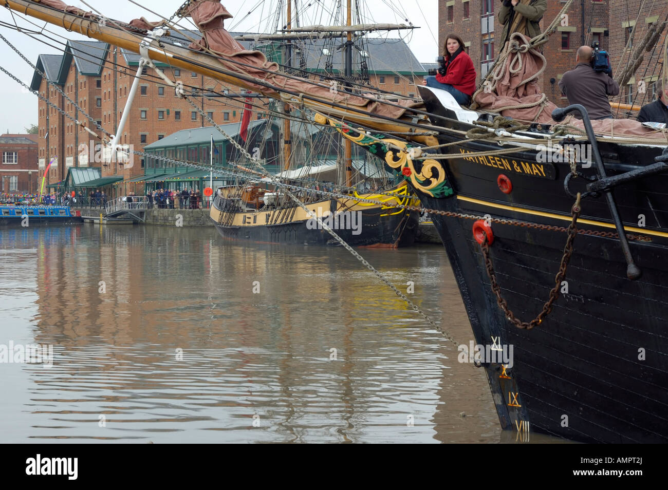Kathleen & May and Pheonix Tallships Gloucester Tall Ships Festival ...