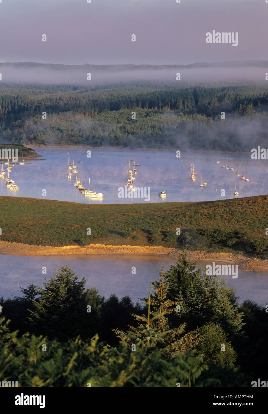 Kielder Water and Forest in Northumberland National Park Stock Photo ...