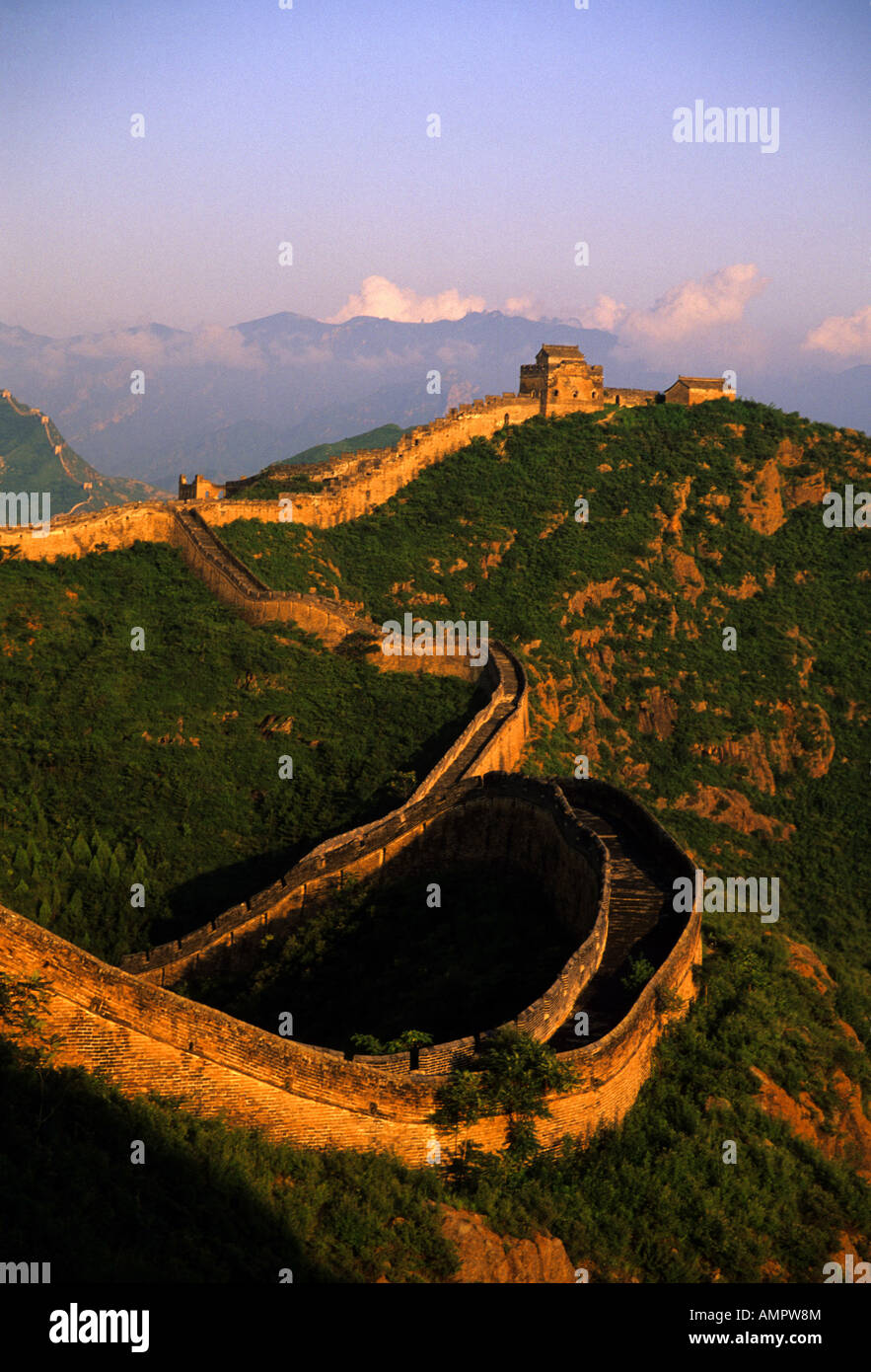 Great Wall of China at Jinshanling pass Stock Photo - Alamy