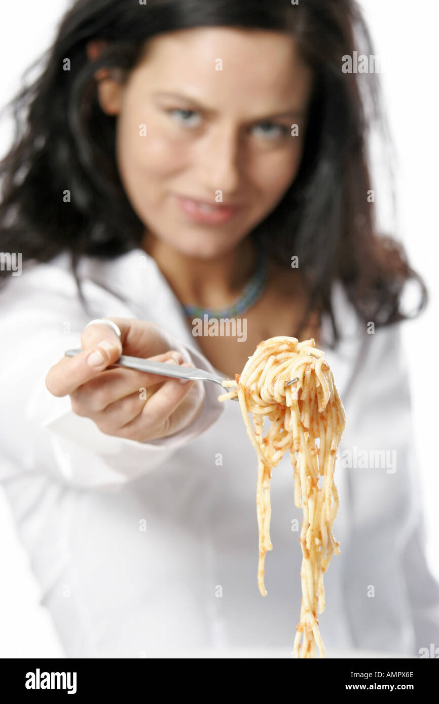 Fork holding up noodles hi-res stock photography and images - Alamy