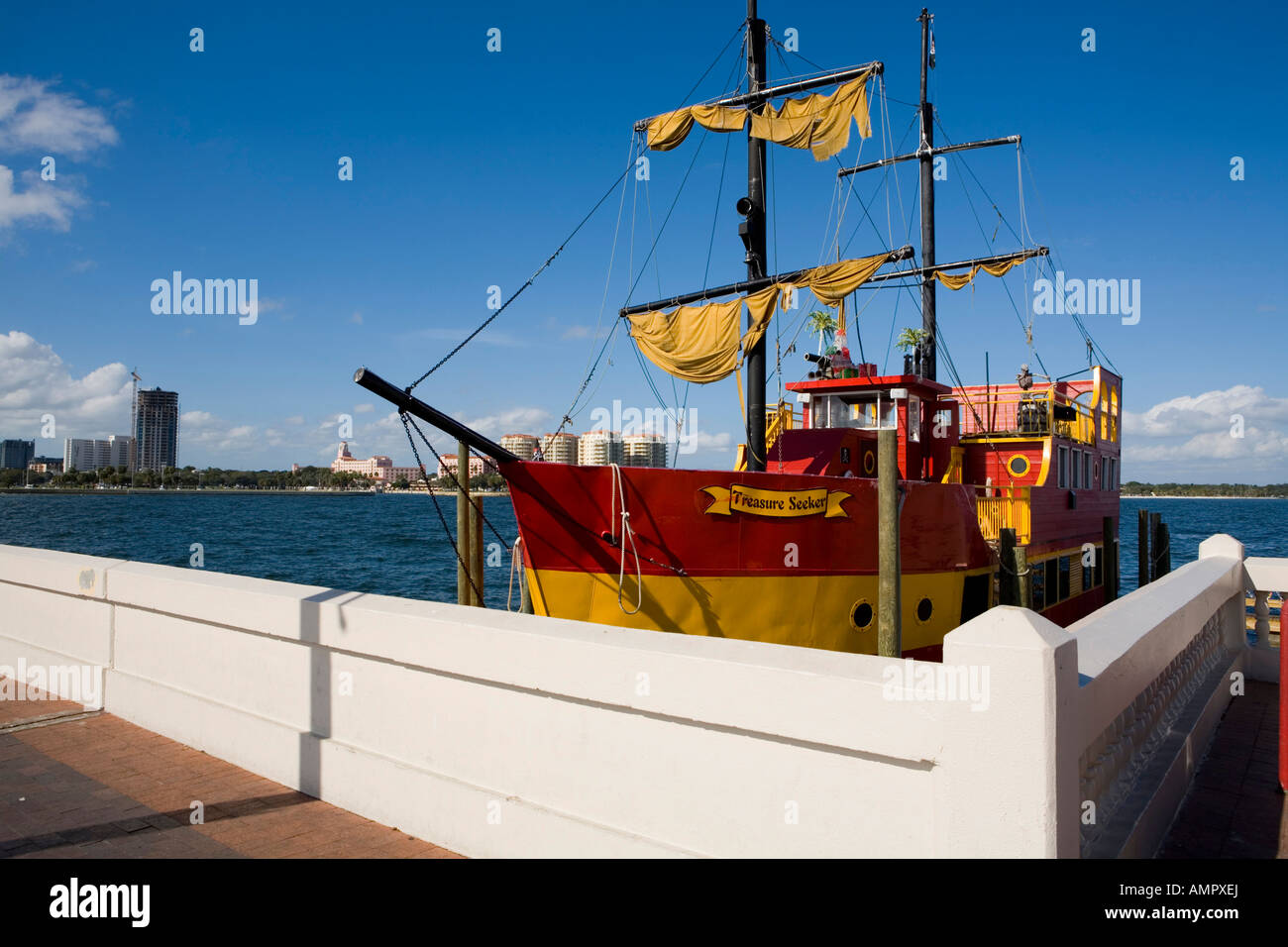 Pirate Ship The Pier St Petersburg Florida USA Stock Photo - Alamy