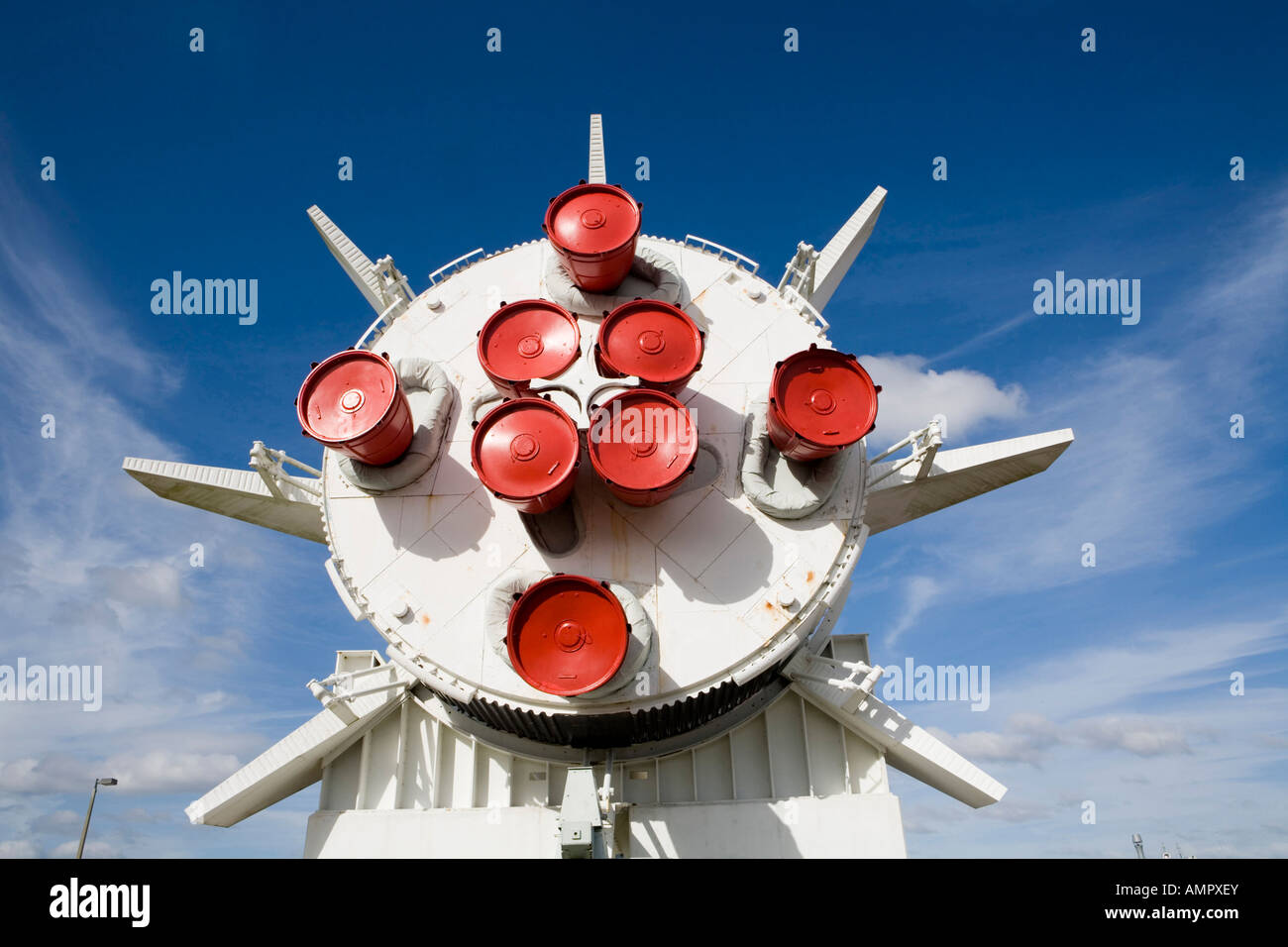 Rocket Thruster John F Kennedy Space Center Florida USA Stock Photo - Alamy