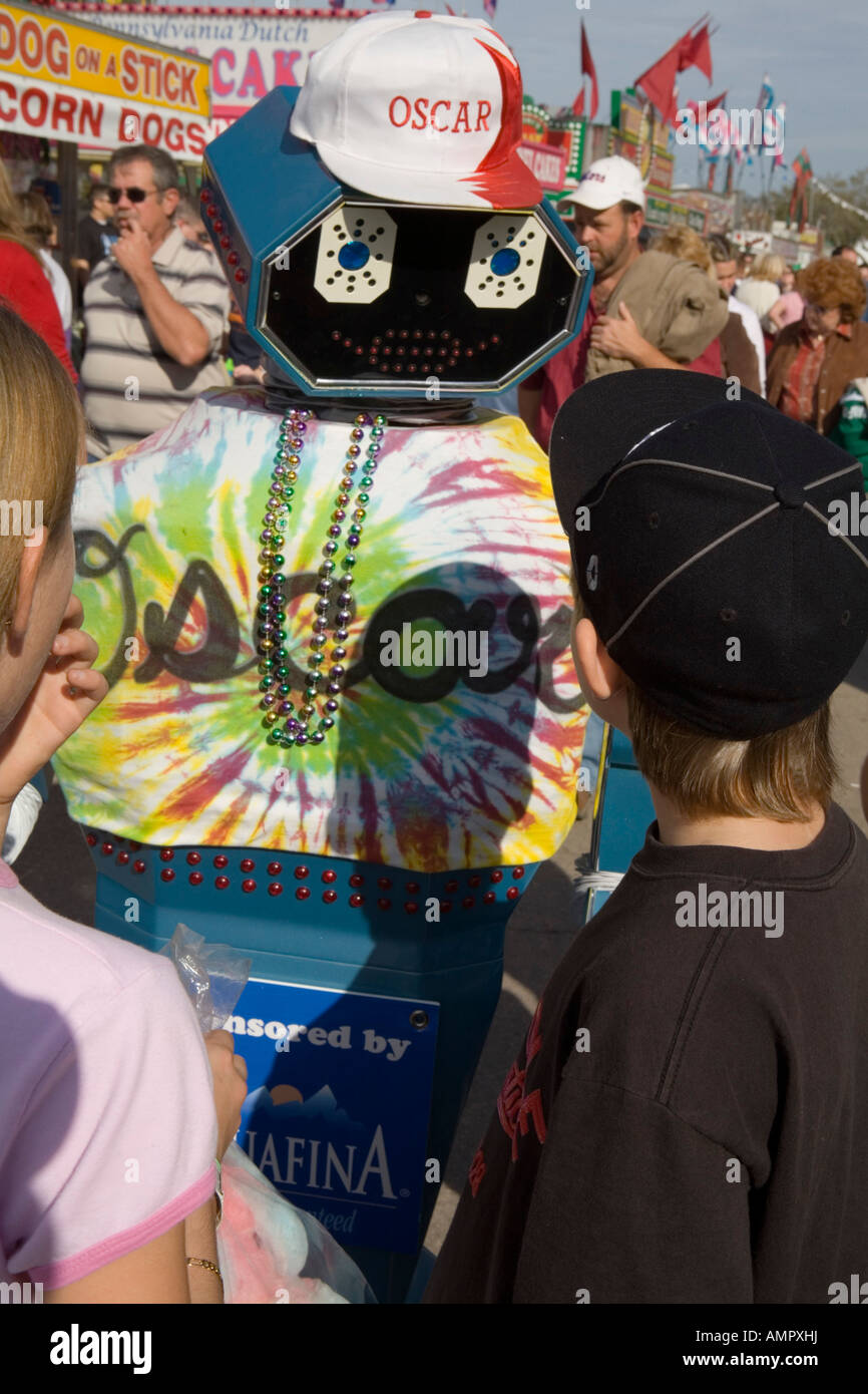 Oscar the Robot Florida State Fair Tampa Stock Photo - Alamy