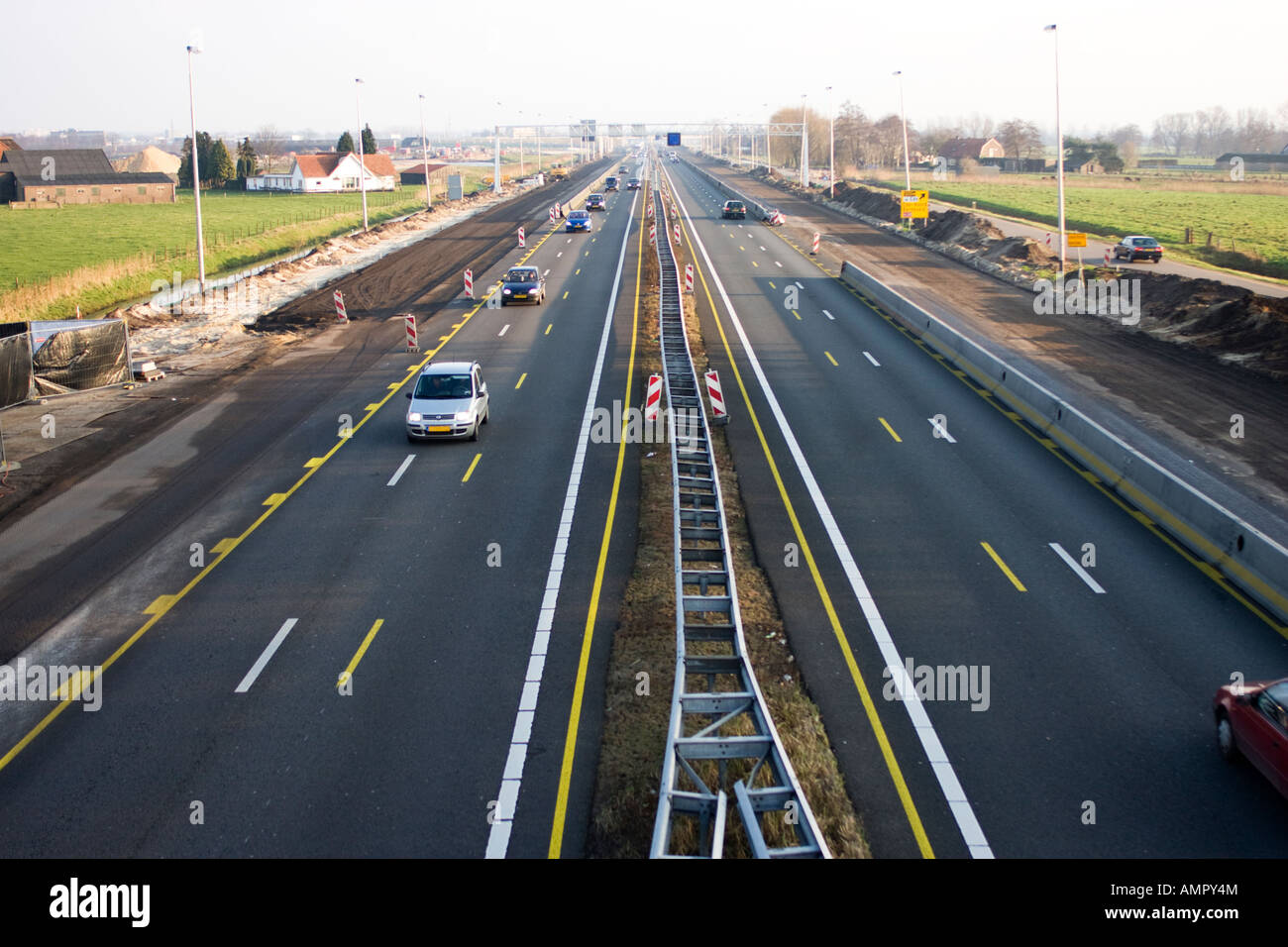 Highway under construction Stock Photo - Alamy