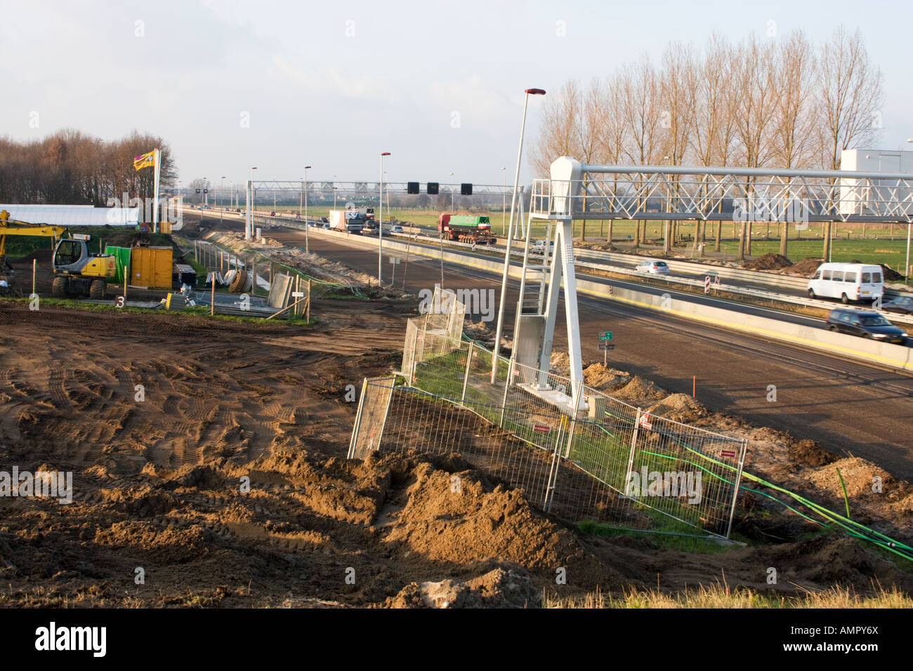 Highway under construction Stock Photo - Alamy