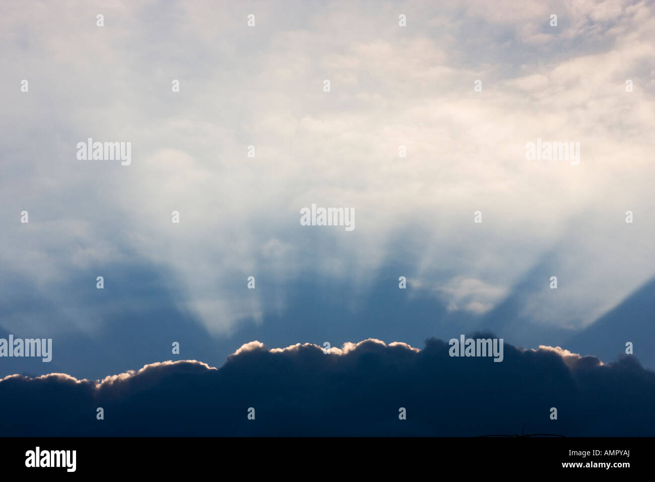 Every cloud has a silver lining Stock Photo - Alamy
