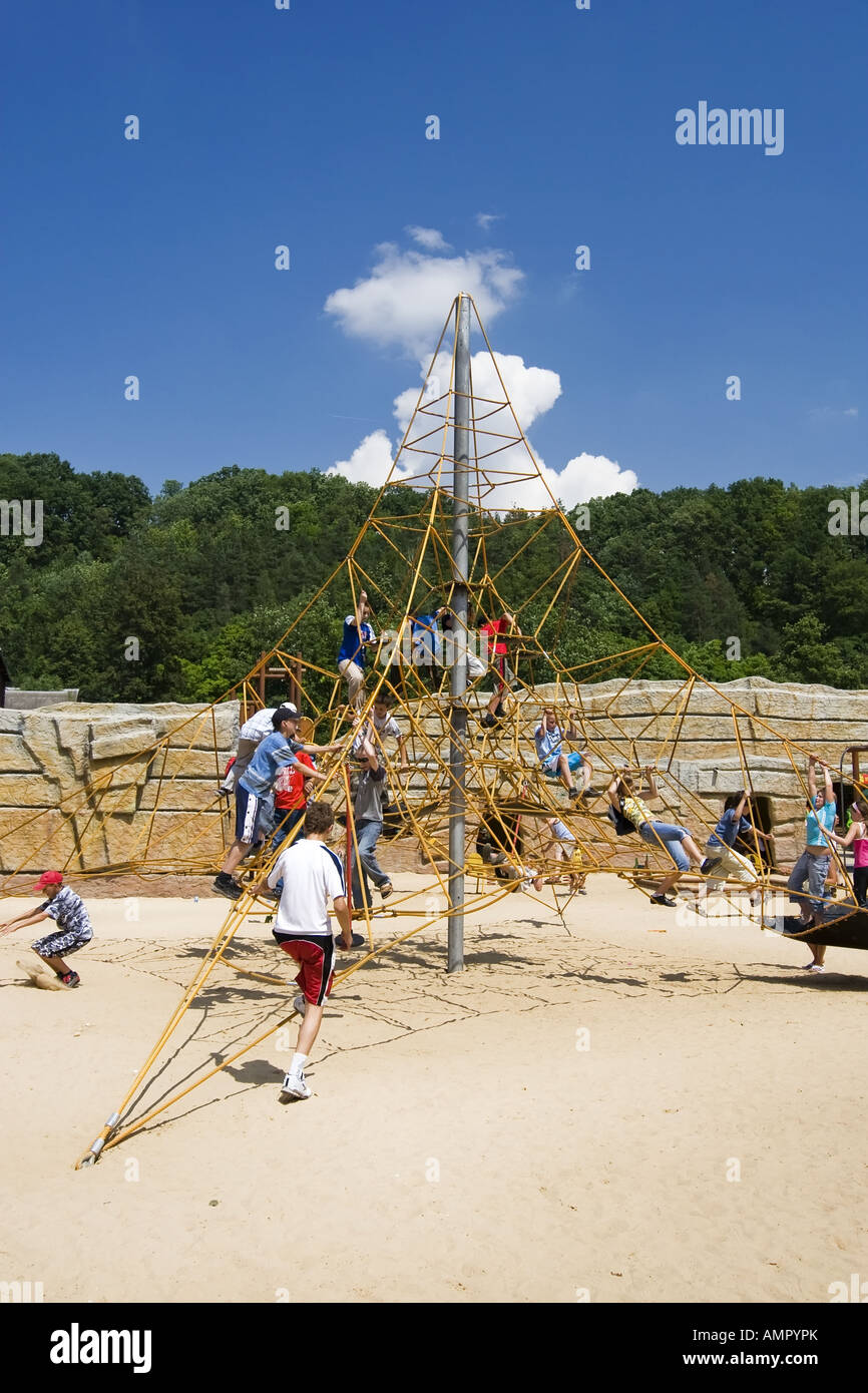 Girls climbing frames hi-res stock photography and images - Alamy