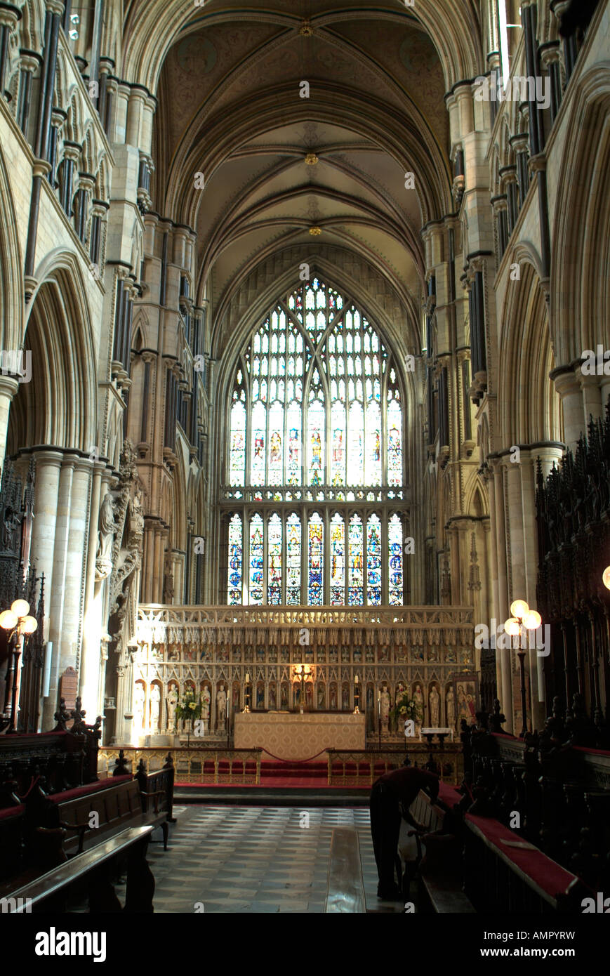 Beverley minster interior hi-res stock photography and images - Alamy