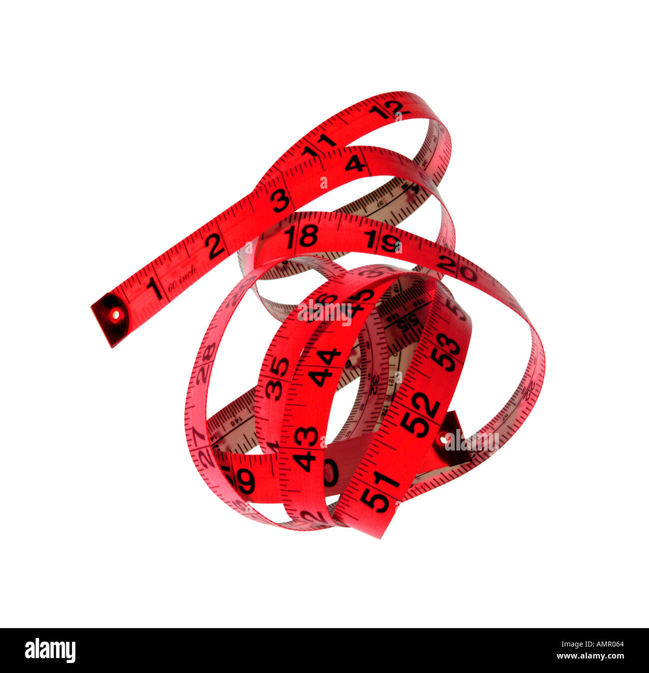 Red tape measure Stock Photo - Alamy