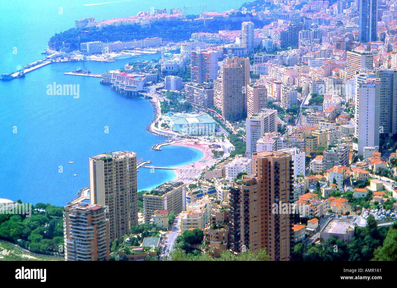 View of Monte Carlo in the Principality of Monaco Stock Photo - Alamy