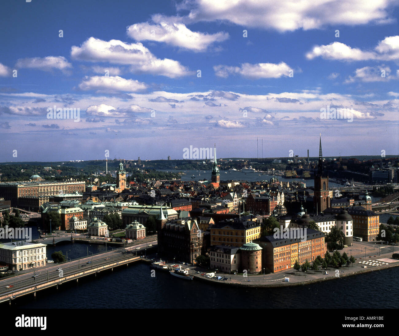 Aerial panorama view stockholm hi-res stock photography and images - Alamy