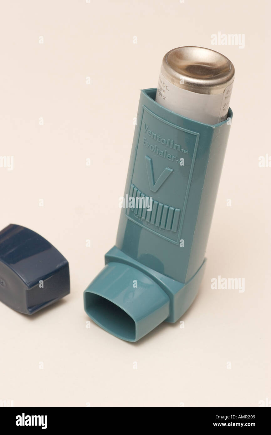 Ventolin Asthma inhaler Stock Photo - Alamy