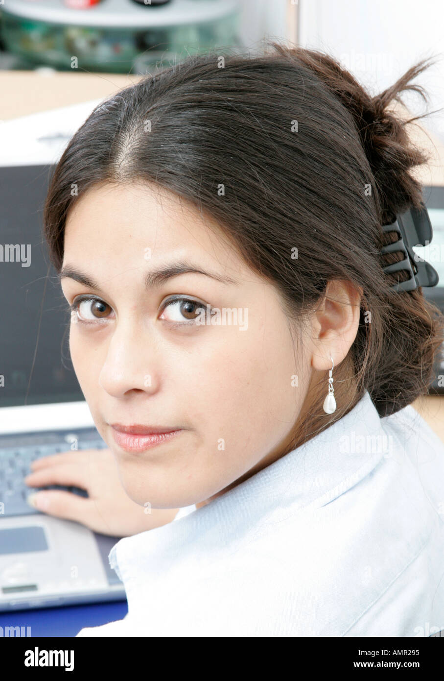 Portrait executive young woman Cut Out Stock Images & Pictures - Alamy