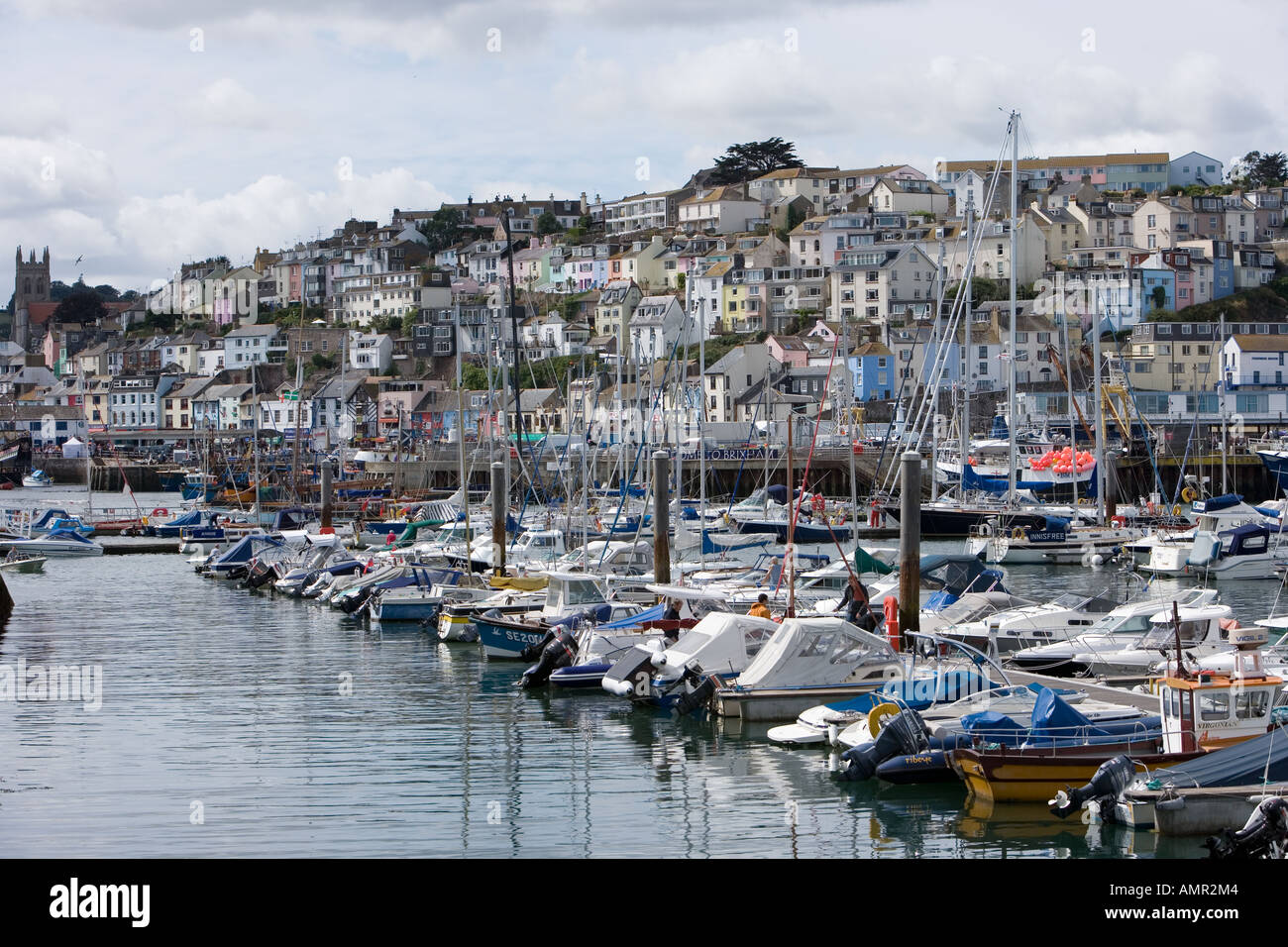 Brixham Marina and Harbour, Devon Stock Photo - Alamy